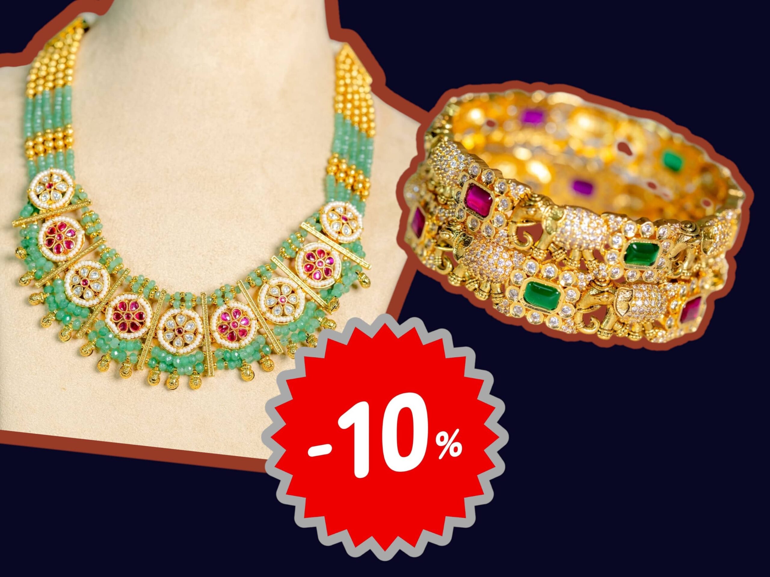 Jewellery Bundle Deals,Gold jewellery combo offer